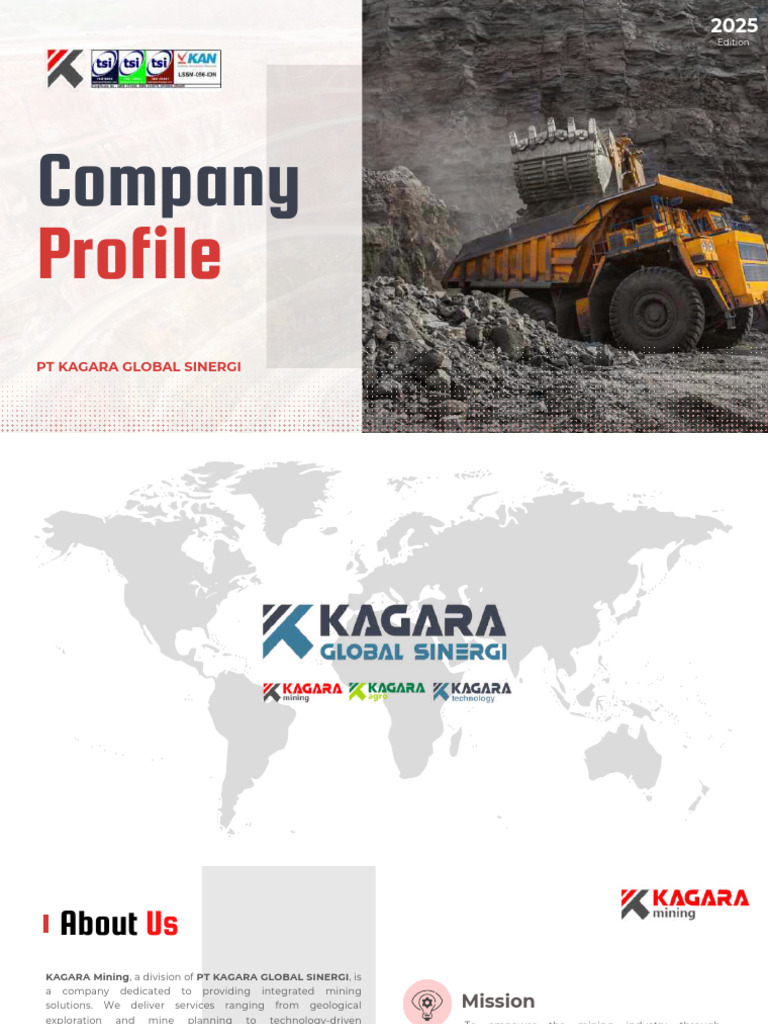 Kagara Global Sinergi Company Profile | PDF | Geotechnical Engineering ...