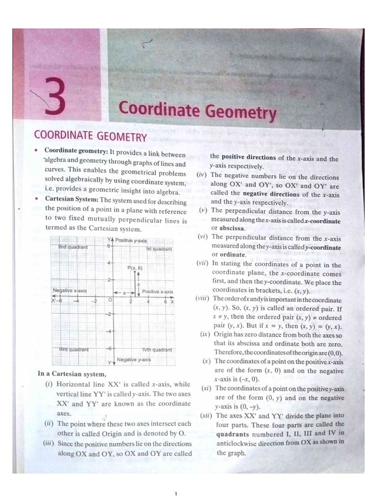 Coordinate Geometry 3 | PDF