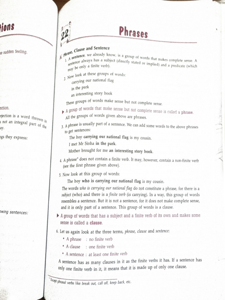 Phrases and Clauses | PDF