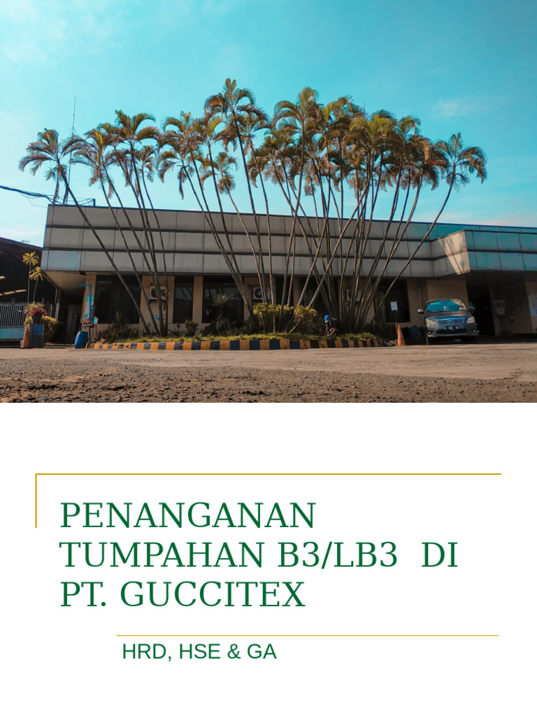 Penanganan Tumpahan B3 Di Industri 2025 | PDF