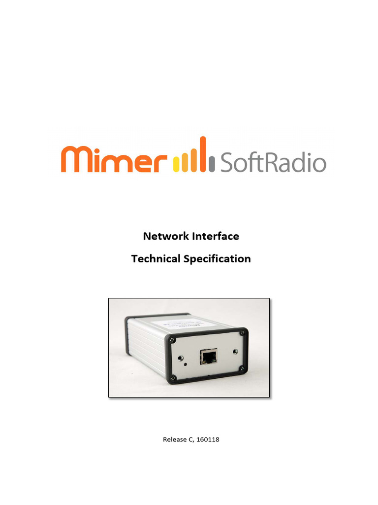 Mimer GUI Tool: Network Interface Specs | PDF | Graphical User ...