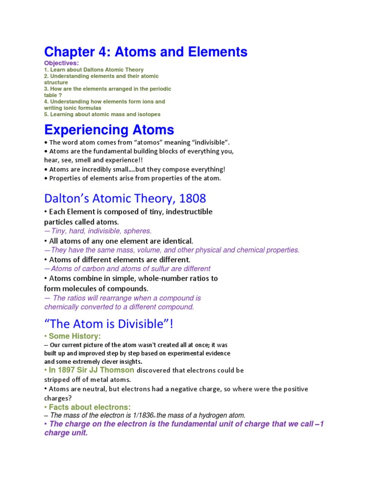 Understanding Atoms and Elements | PDF | Social Science | Science ...