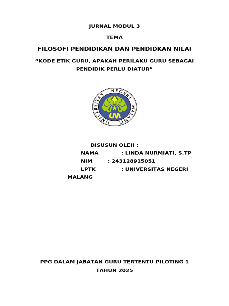 Modul 3 PPG 2025 | PDF