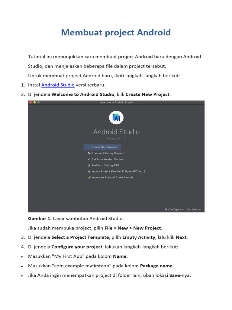 Modul SPK Membuat Project Android | PDF