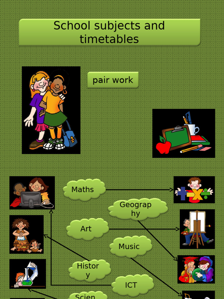 School Subjects and Timetables | PDF