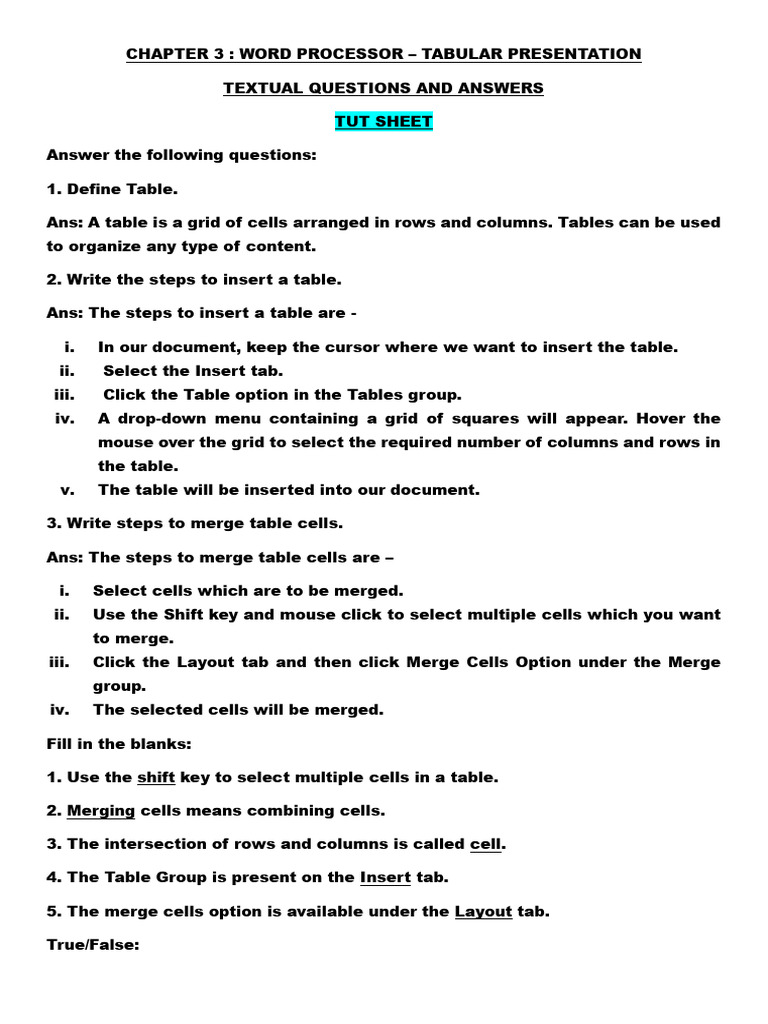 Chapter 3 Word Processor Pdf Software