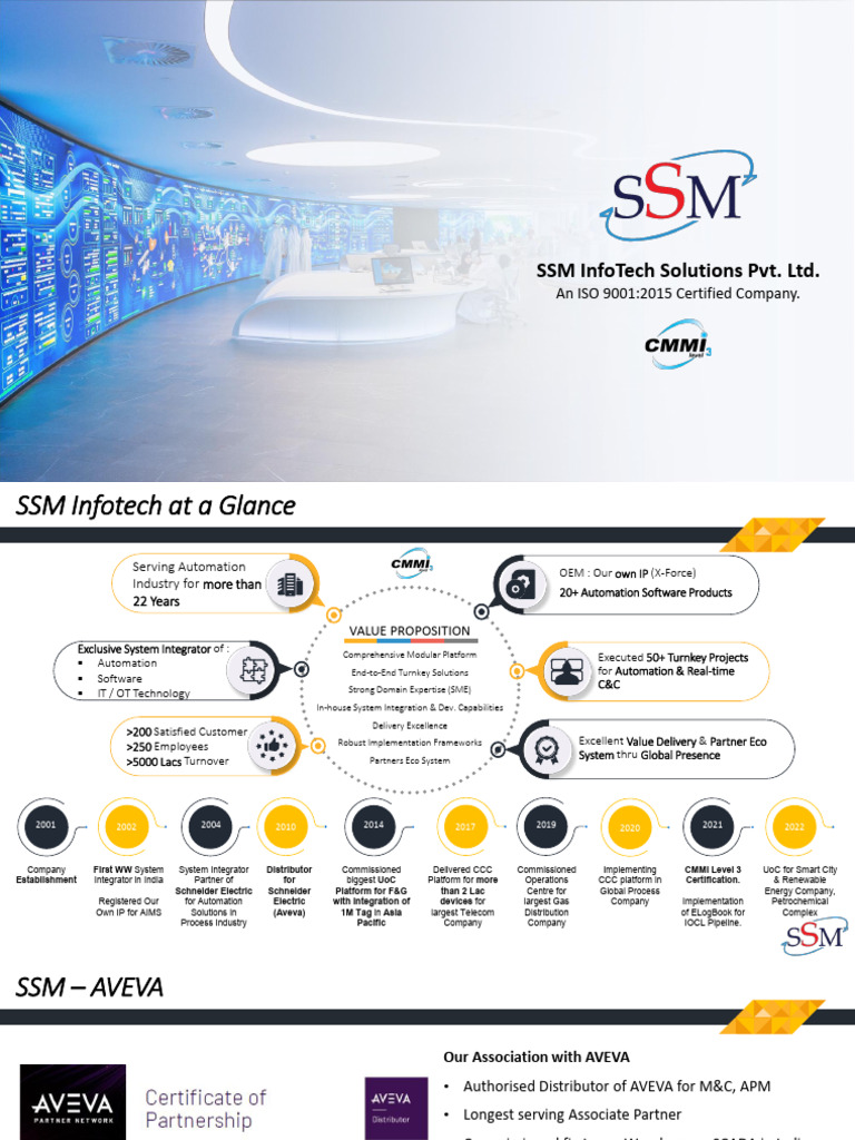 SSM InfoTech Short Intro 4 | PDF | Automation | Computing