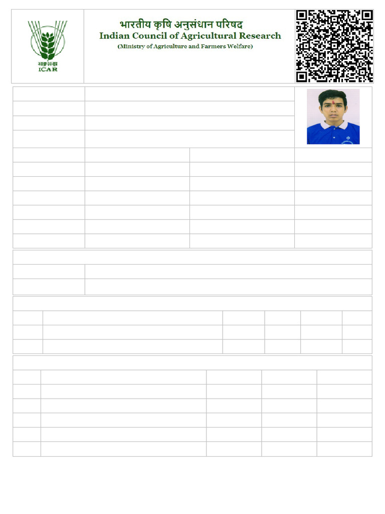 Icar Reg Form 253510105162 3155064 | PDF