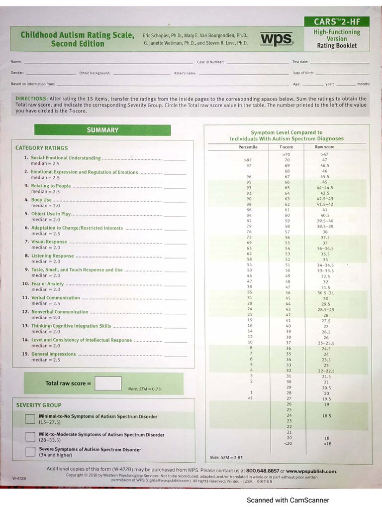 CARS-2 HF Version | PDF