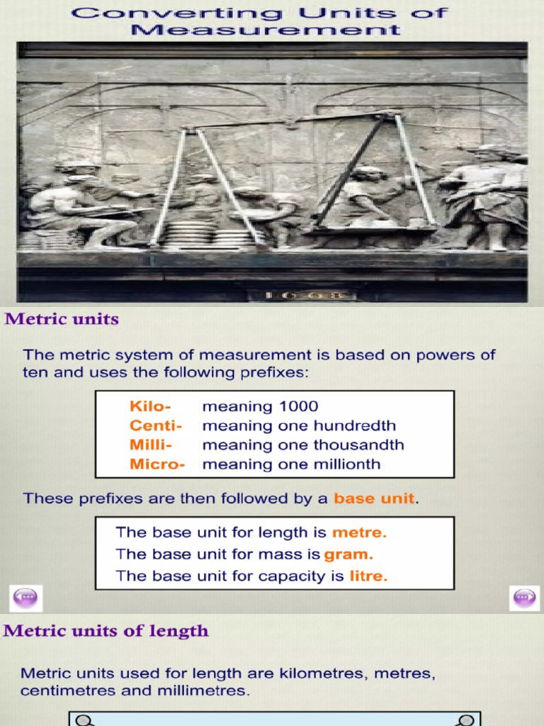 Conversion of Unit of Measure Week 2 | PDF