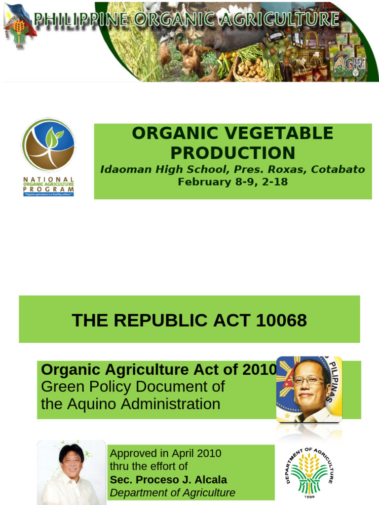 Organic Vegetable Production | PDF | Organic Farming | Agriculture