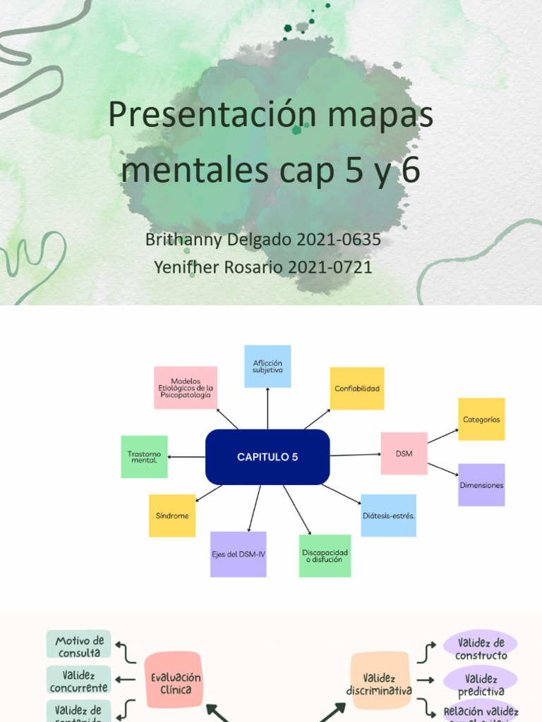 Mapas Mentales Capitulos 5 y 6 | PDF