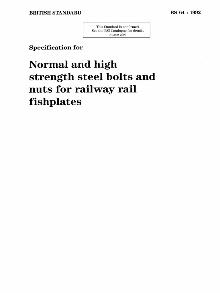 BS 64-1992 | PDF