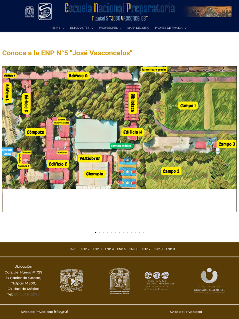 Conoce ENP5 - Escuela Nacional Preparatoria 5 José Vasconcelos | PDF
