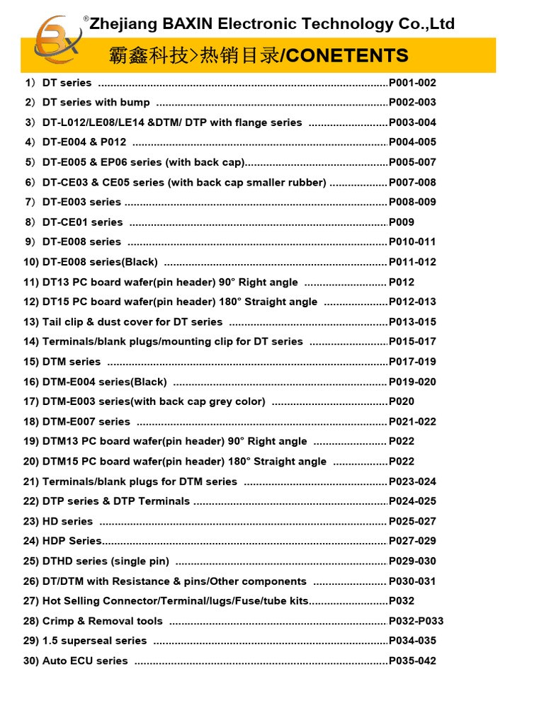 Deutsch Connectors Product Catalog | PDF | Electrical Connector ...