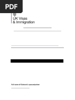 Asylum Support Application Form | PDF | Asylum Seeker | Banks