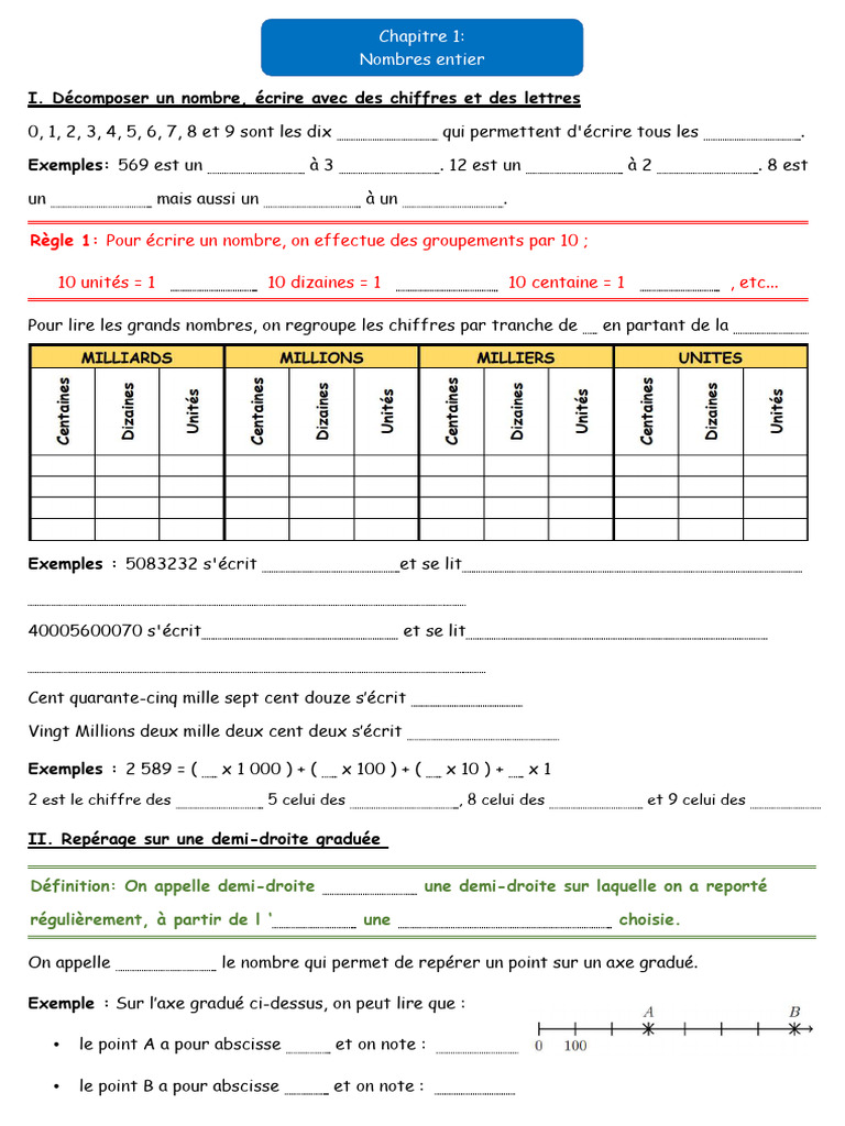 Décomposition et comparaison des nombres | PDF | Mathématiques | Nombre