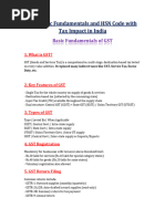 HSN Codes and GST Rates for Books | PDF | Books