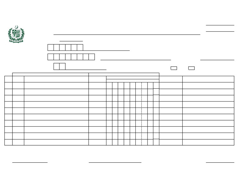 Payroll Input Form-II | PDF