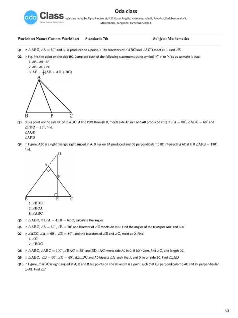 Triangles g7 | PDF