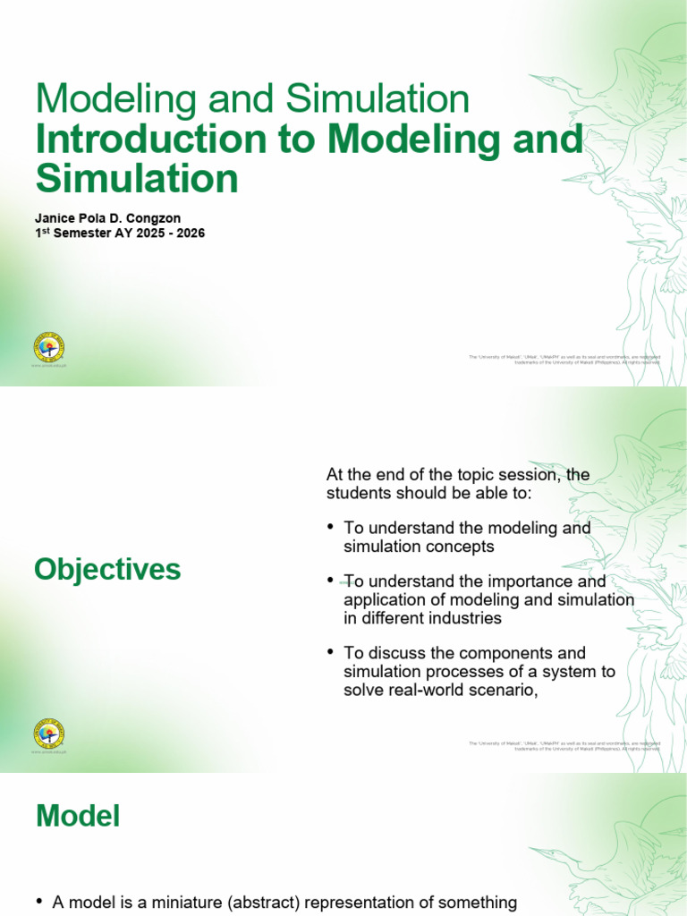 Introduction to Modeling and Simulation | PDF | Simulation | System