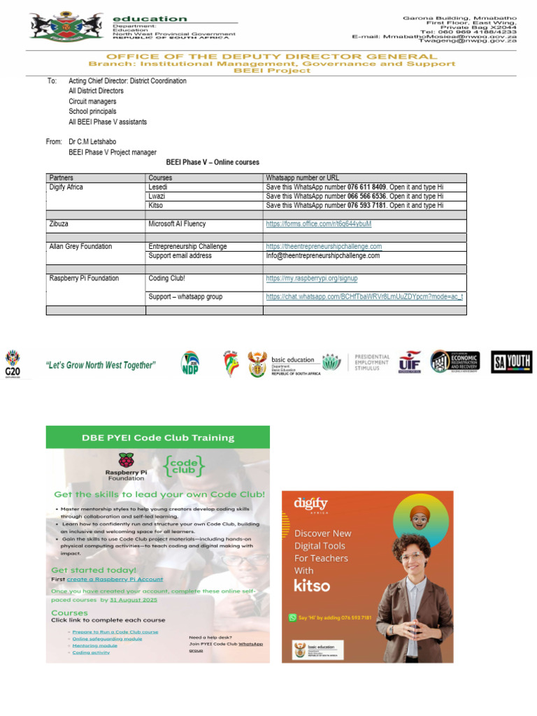 Beei Training Courses | PDF