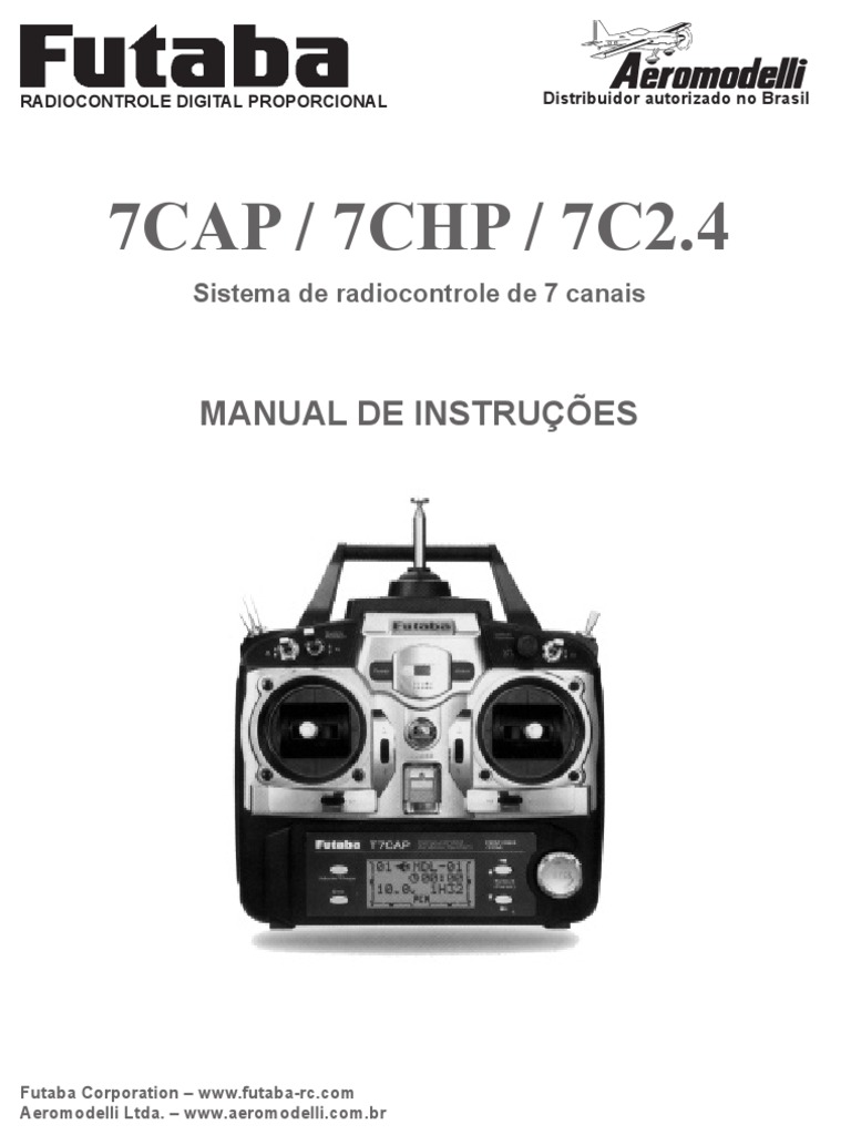 Manual de instruções do sistema de rádiocontrole digital proporcional ...