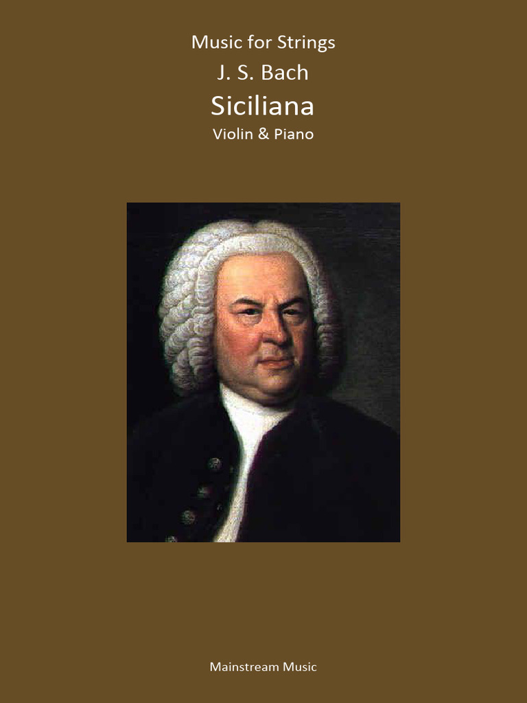Siciliana 412 | PDF | Baroque Music | Music Theory