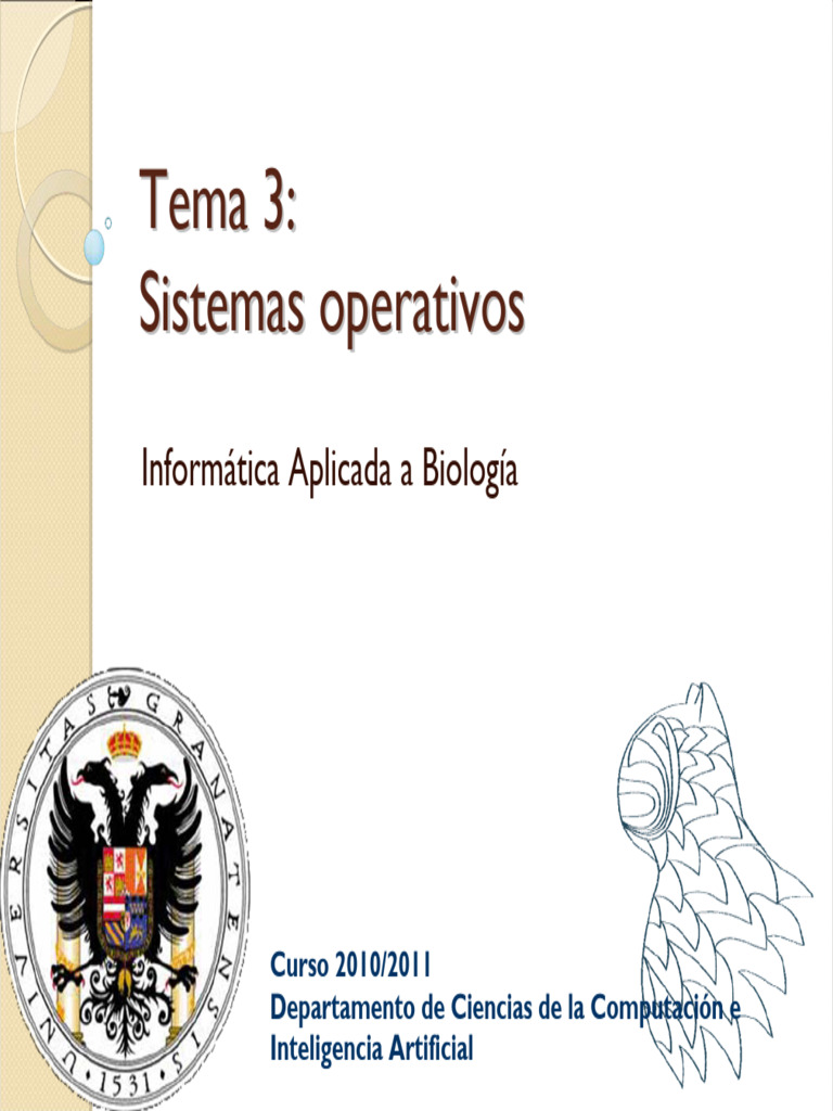 Tema 3 | PDF | Sistema operativo | Interfaces gráficas de usuario