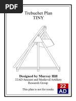 Trebuchet Arm Ratio Guide | PDF | Torque | Velocity