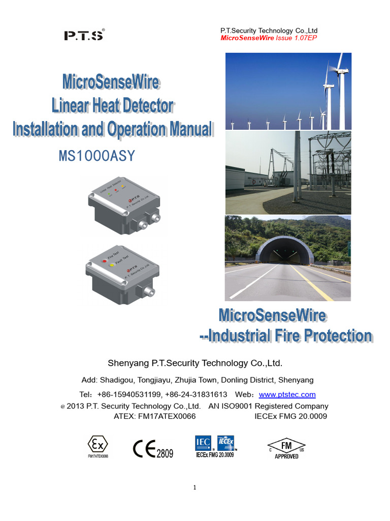 PTS LHD UL installation and operation manual | PDF