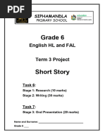 Grade-6-English Project-Term-3 | PDF | Fluency | Editing
