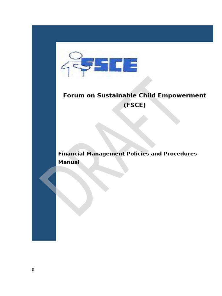 Fsce - Revised Financial Manual July 2022 | PDF | Internal Control | Banks