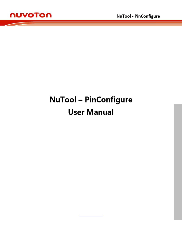 NuTool PinConfigure User Manual | PDF | Button (Computing) | Directory ...