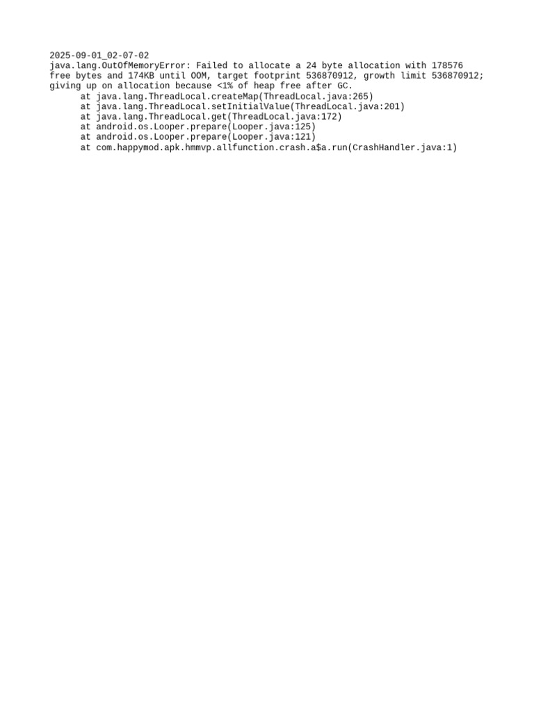 HM Crashlog | PDF