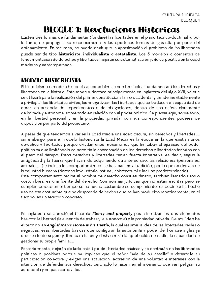 Fundamentos Historicistas de Libertades | PDF | Roe V. Wade | Justicia