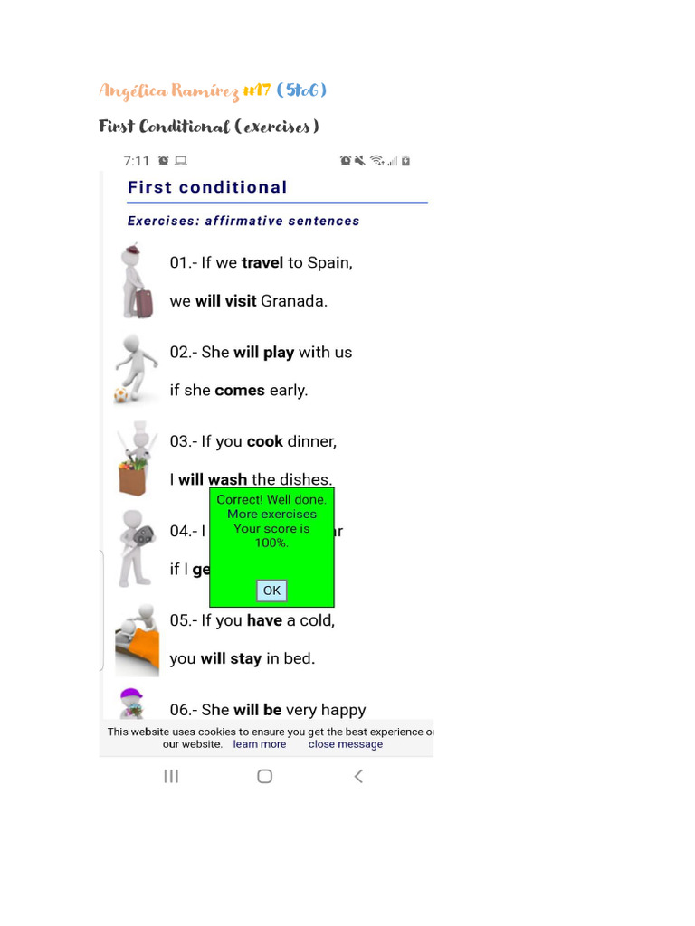 First Conditional (Exercises) | PDF