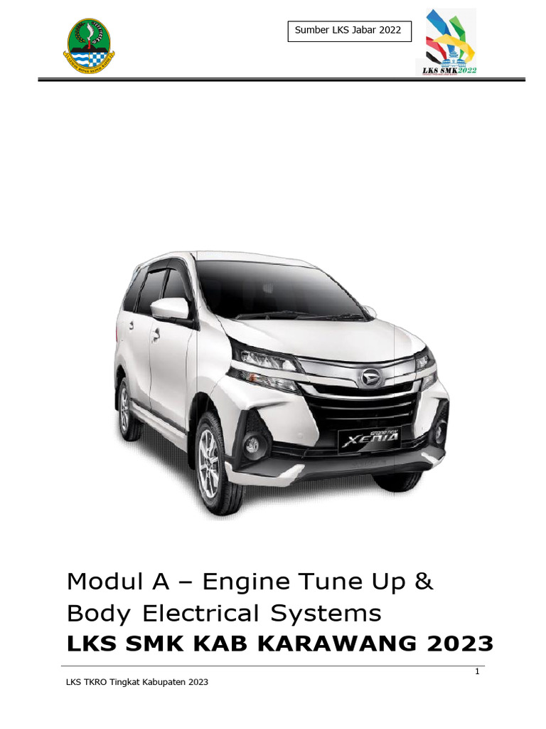 SOAL, Jobsheet & Lembar Penilaian LKS TKRO 2023 | PDF | Car | Car ...