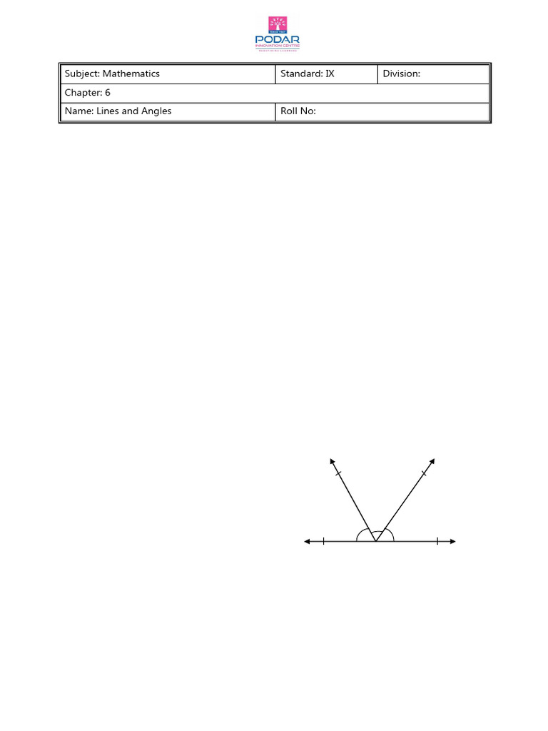 Solving Linear Angle Equations | PDF | Geometric Measurement ...