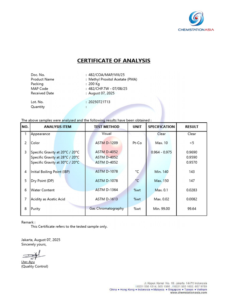 Coa Pma | PDF