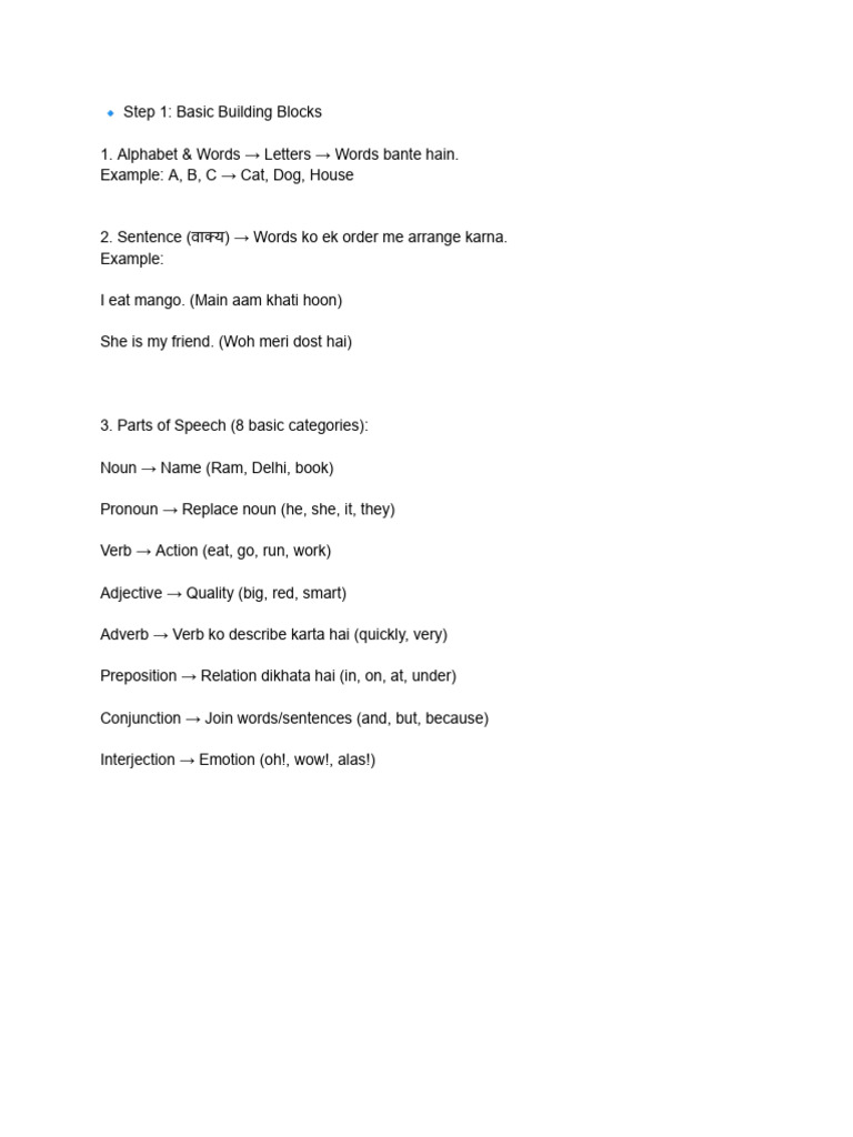 ? Step 1 - Basic Building Blocks | PDF