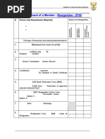 GEPF Divorce Notification Form Z103 | PDF | Pension | Government