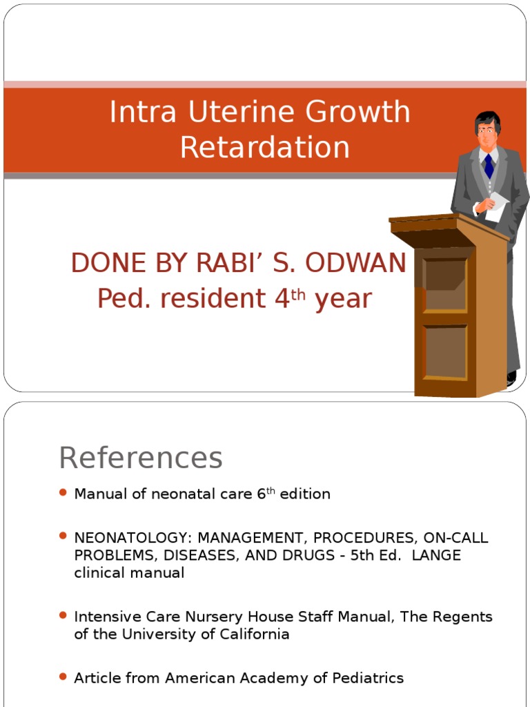Intra Uterine Growth Retardation | Download Free PDF | Fetus | Medicine