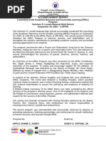 Aral Program Orientation For Parents Acr | PDF | Differentiated ...