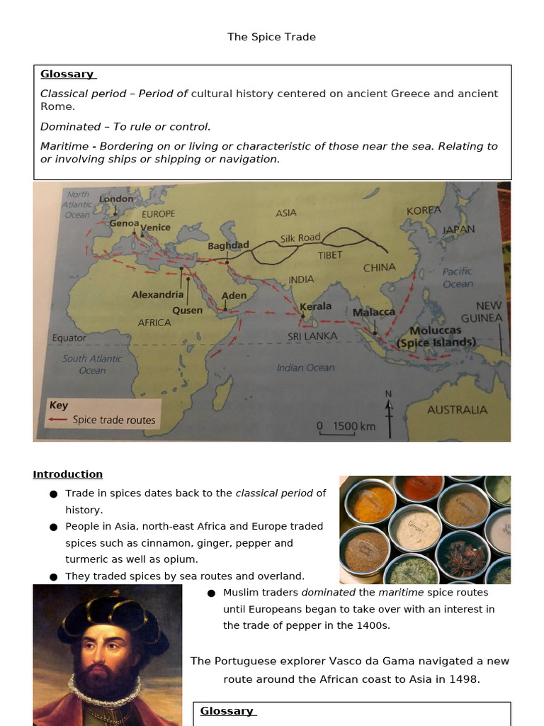 History and Impact of the Spice Trade | PDF | Spice | Trade