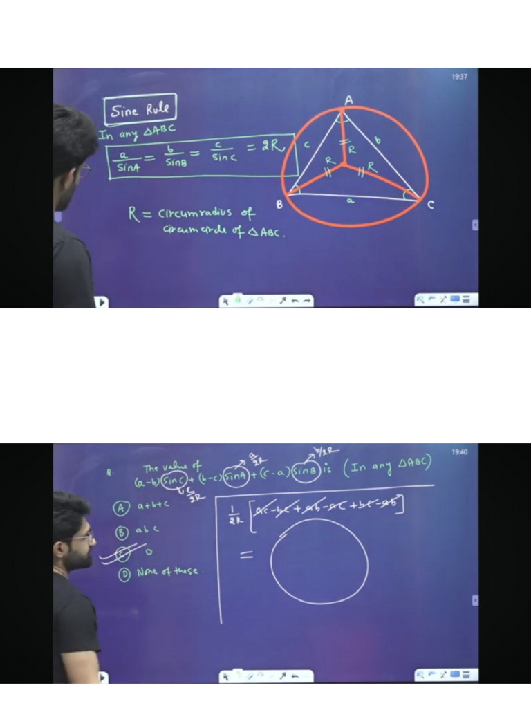 Solution of Triangle | PDF