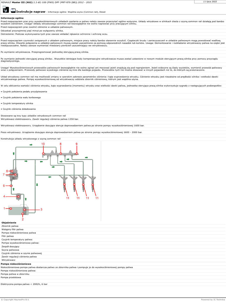 Opis Common Rail | PDF