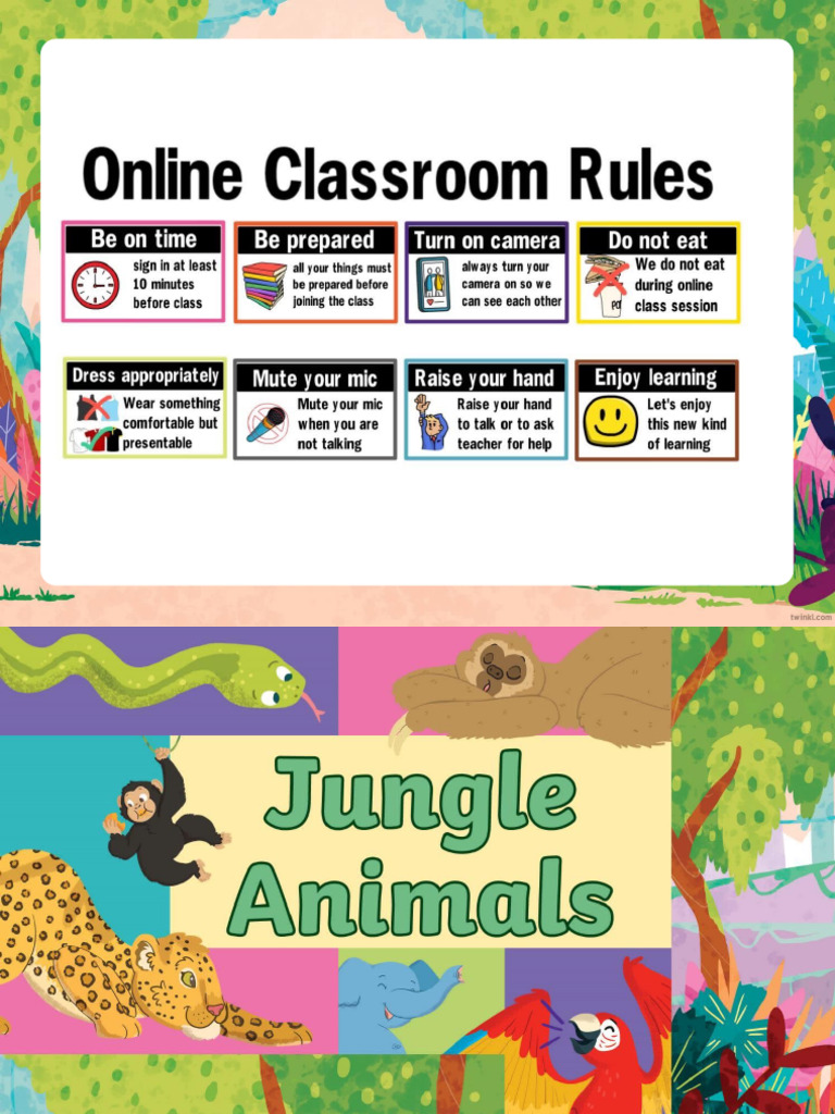 Jungle Animals and Their Sounds | PDF