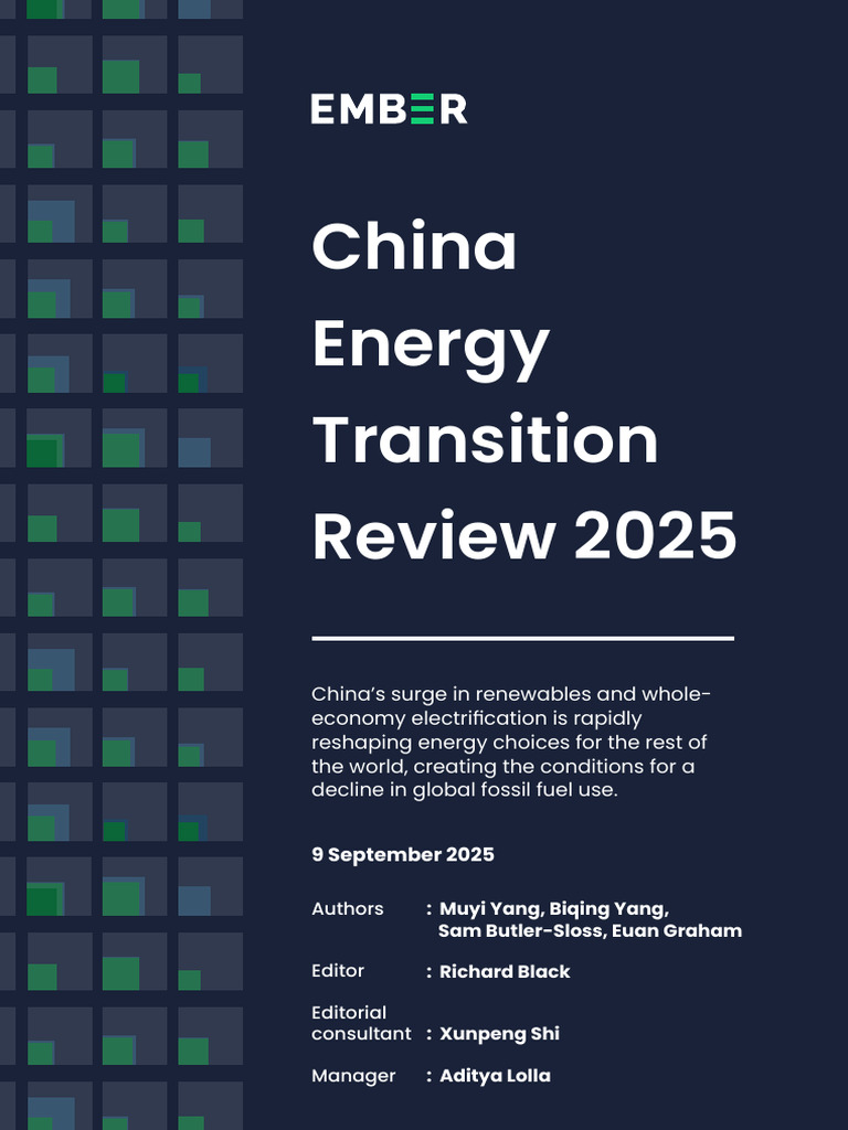 China Energy Transition Review 2025 | PDF | Renewable Energy | Wind Power