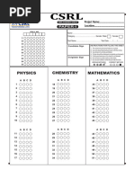 OMR Sheet Instructions | PDF | Writing Implements | Stationery